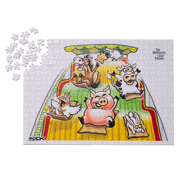 Sack Slide Jigsaw Puzzle (500 pieces) – Strib Store | The Minnesota ...