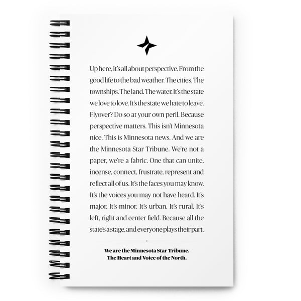 Perspective Spiral Notebook – Strib Store | The Minnesota Star Tribune